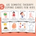 28 Somatic Therapy Coping Skill Cards for Nervous System Regulation ...