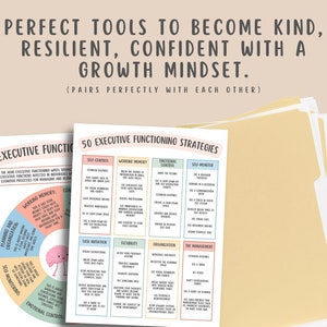 ADHD Executive Functioning Wheel With 50 Strategies, ADHD Coping, Autism Therapeutic Aids ...