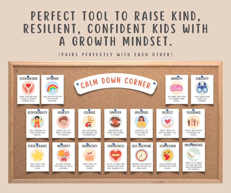 42 Value Cards for Kids, Acceptance and Commitment Therapy Resources ...