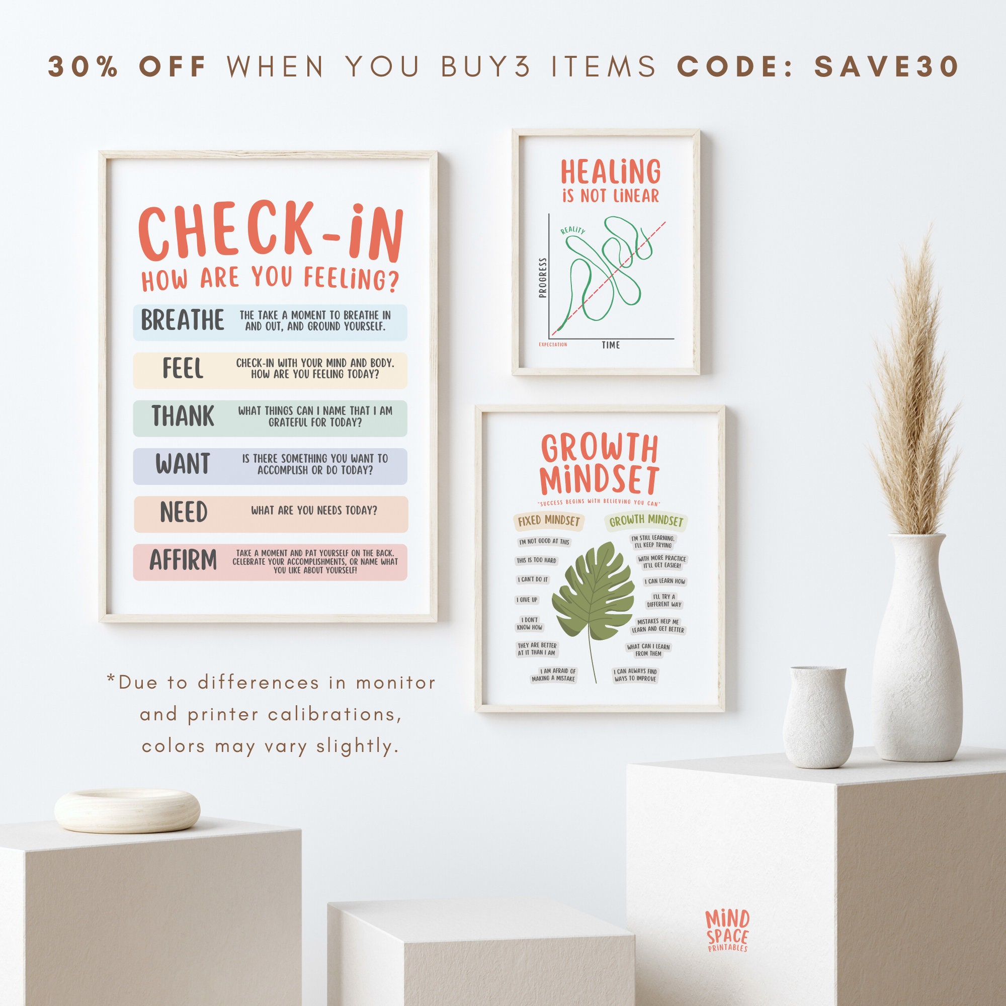 Feelings Check in Poster, Check in Therapy Office Decor, Therapist ...