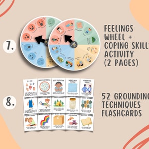 Coping Skills Bundle for Kids (238 Items) Mindful Breathing Exercises ...