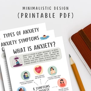 25 Anxiety Management Worksheets for Adults, Worry Jar Mental Health ...