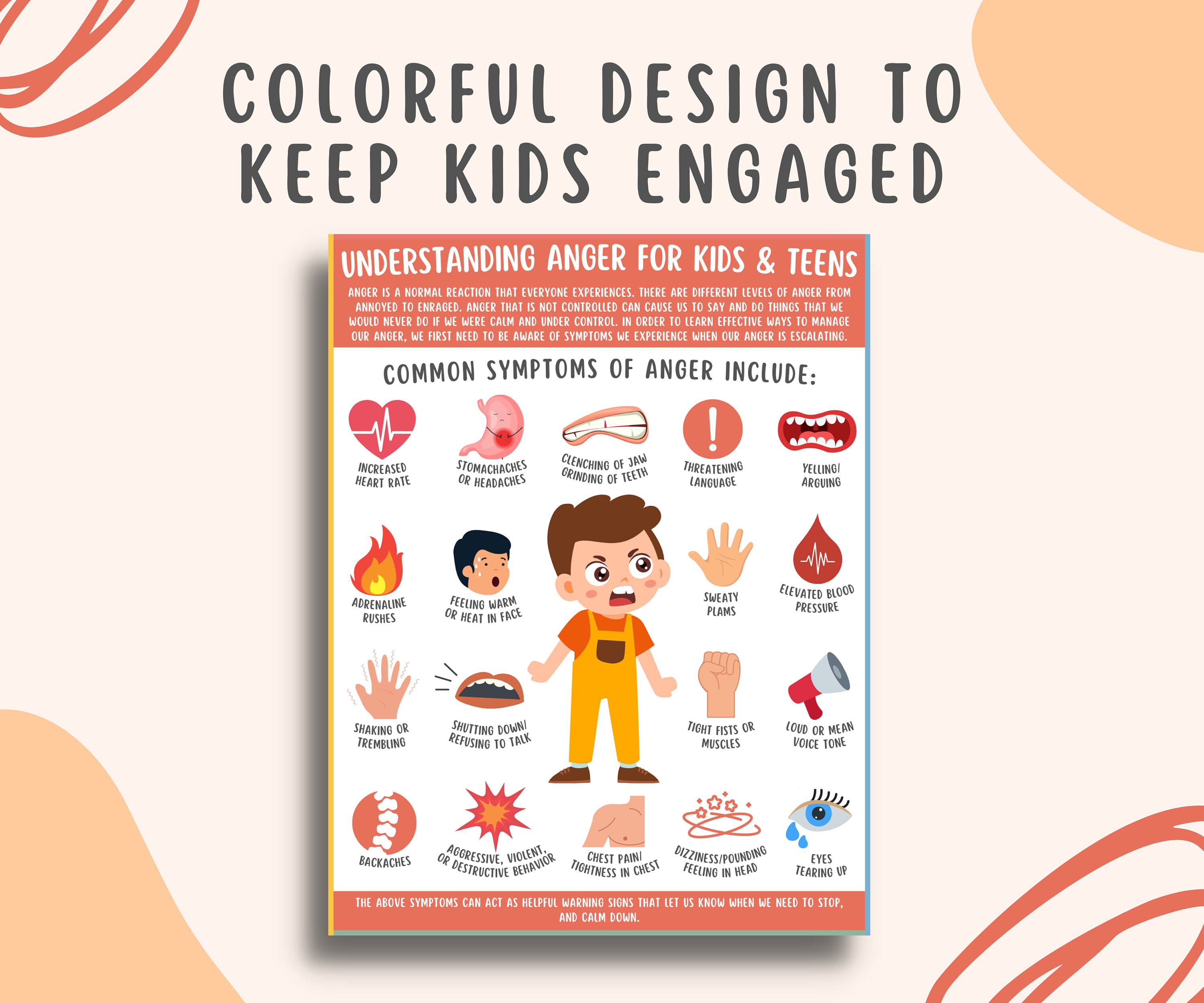 Anger Management Coping for Kids Teens, Understanding Anger Relief ...