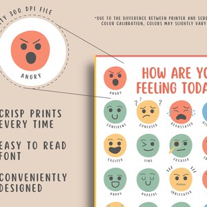 27 Feelings Chart for Kids & Teens, How Are You Feeling Poster ...