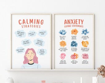 Coping Stress Poster - Etsy
