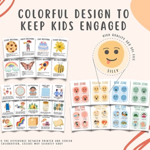 Coping Skills Bundle for Kids (238 Items) Mindful Breathing Exercises ...