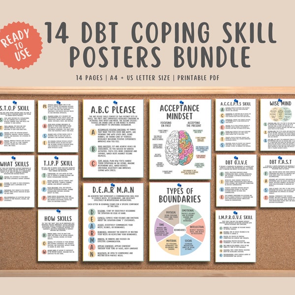 DBT Opposite Action Worksheets | Printable Emotion Regulation Skill ...