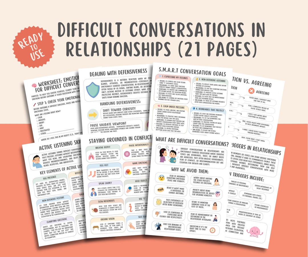 Having Difficult Conversations in Relationships, Assertive ...