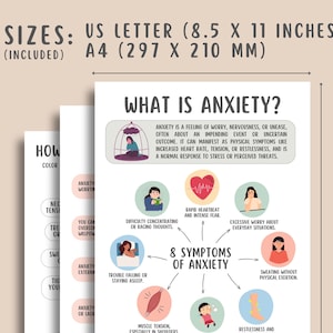Anxiety Mega Bundle, (525+ Items) Coping Skills Posters Flashcards ...