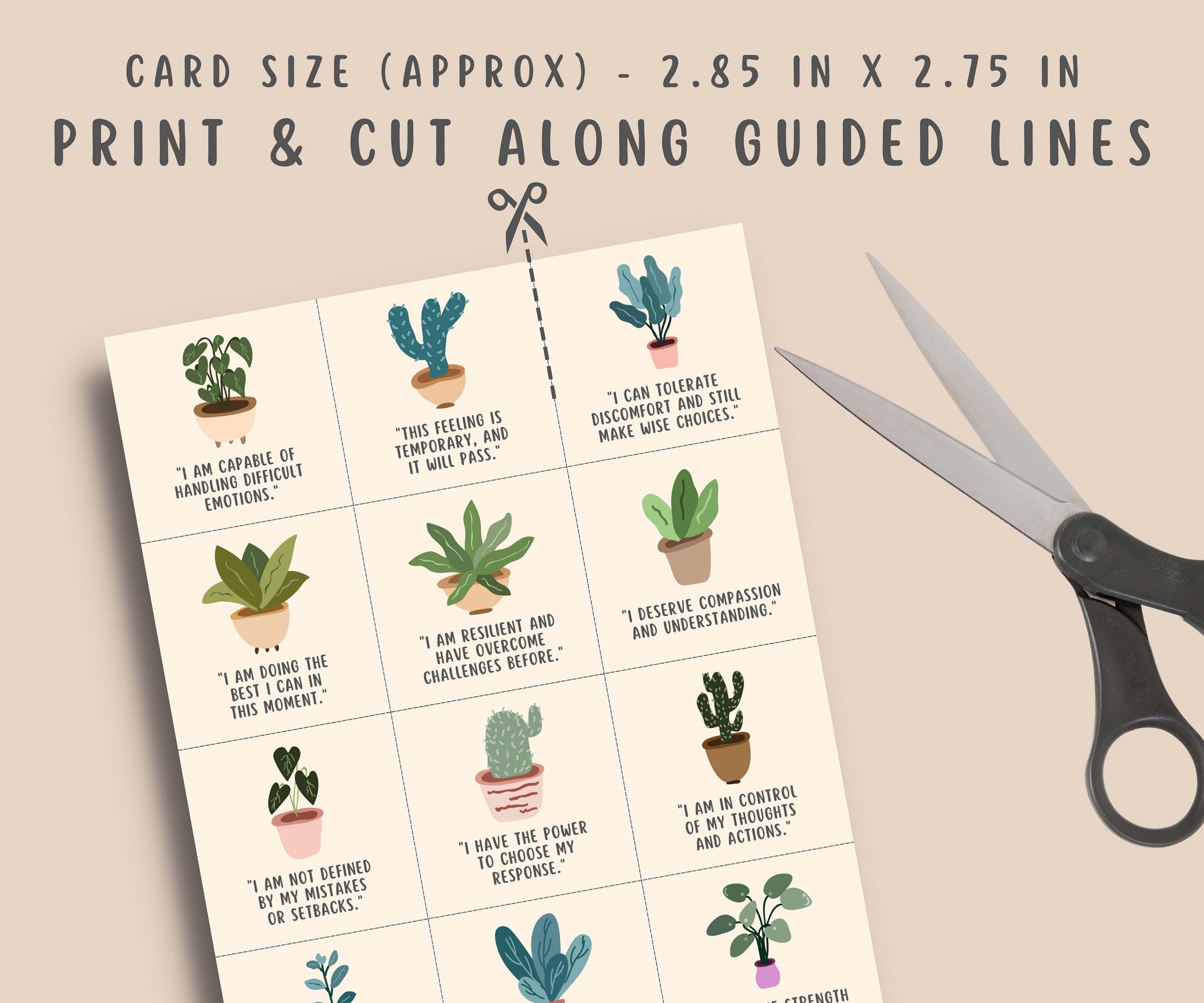 52 DBT Coping Statement Flashcards for Teens Adults Kids BPD - Etsy Canada