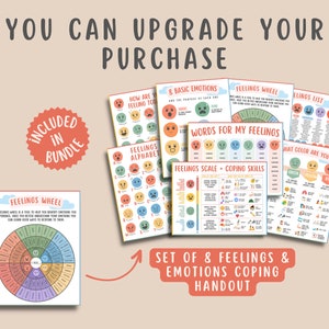 Feelings Wheel Print for Kids & Teens, Emotions Wheel Printable ...