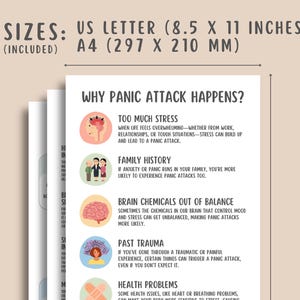 Understanding Panic Attacks (15 Pages), Panic Disorder Anxiety Coping Strategies, Panic Attack ...