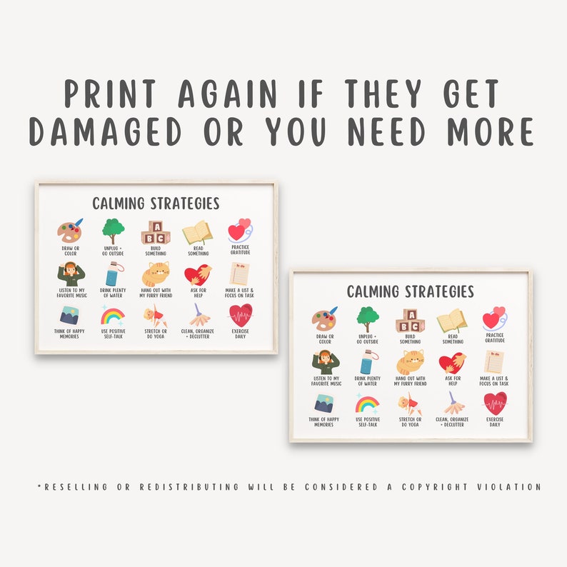 15 Calming Strategies Poster, Grounding Techniques, Calming Corner ...