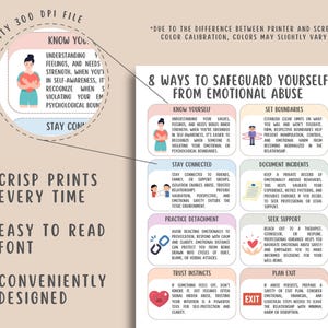 Emotional Abuse Worksheets (10 Pages) Identify Abuse, Coping Strategies ...