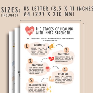 Inner Strength Worksheets for Recovery (13 Pages) Solution-focused ...