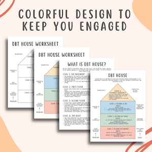4 DBT House Worksheets, the Stages of Therapy, Dialectical Behavior ...