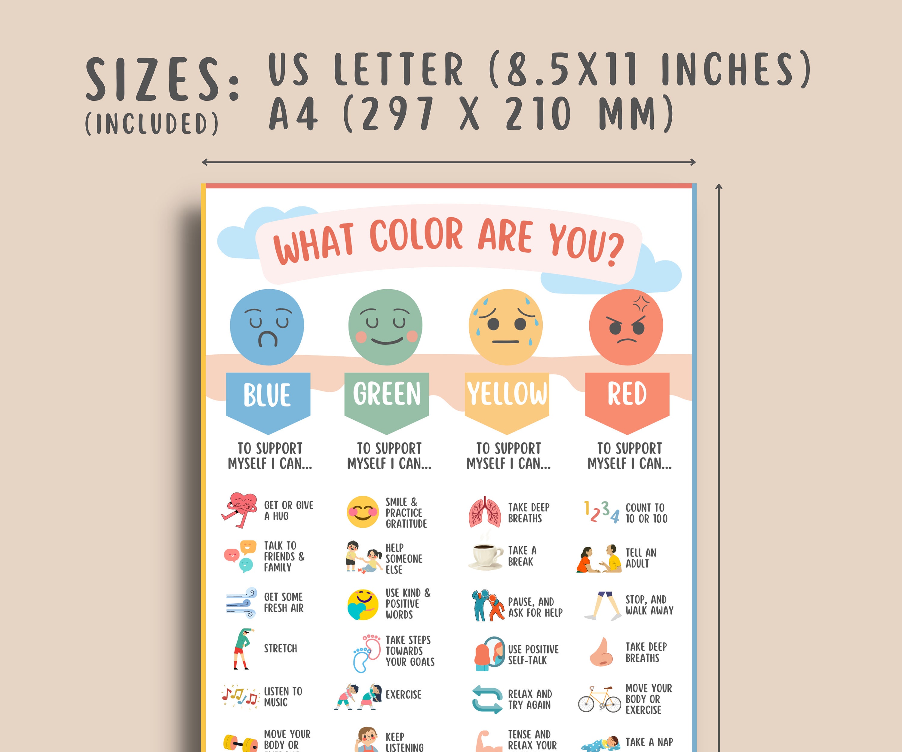28 Coping Skills for Kids & Teens, Zones of Regulation, Grounding ...