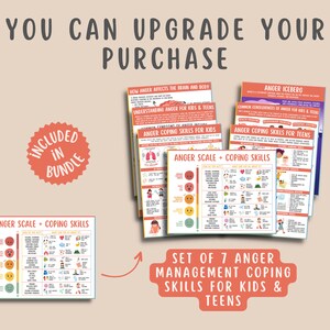 Anger Scale Coping Skills for Kids & Teens Anger Management - Etsy