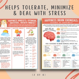 Mental Health Coping Skills Printable Bundle for Kids & Teens, 8 Pages ...