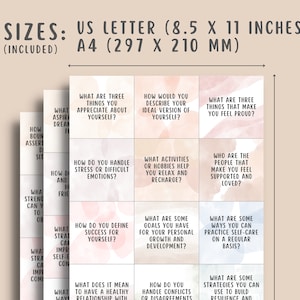 100 Teens Therapy Questions Cards Conversation Starters Mental Health ...