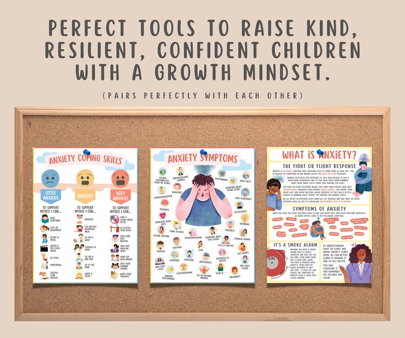 Anxiety Symptoms Handout Teens Kids, Stress Management Worksheet ...