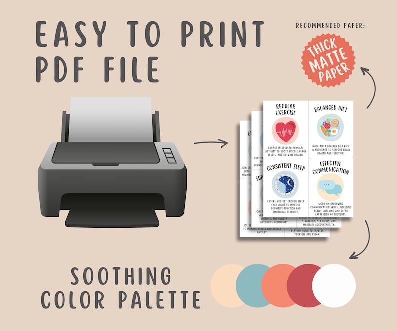 28 ADHD Coping Skills Flashcards for Adults, Attention Deficit Hyper ...