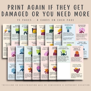 57 Cognitive Distortion Cards, DBT Coping Skill Cards, Unhelpful Ways ...