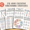 210 ADHD Executive Functioning Skills Strategies Psychoeducation ...