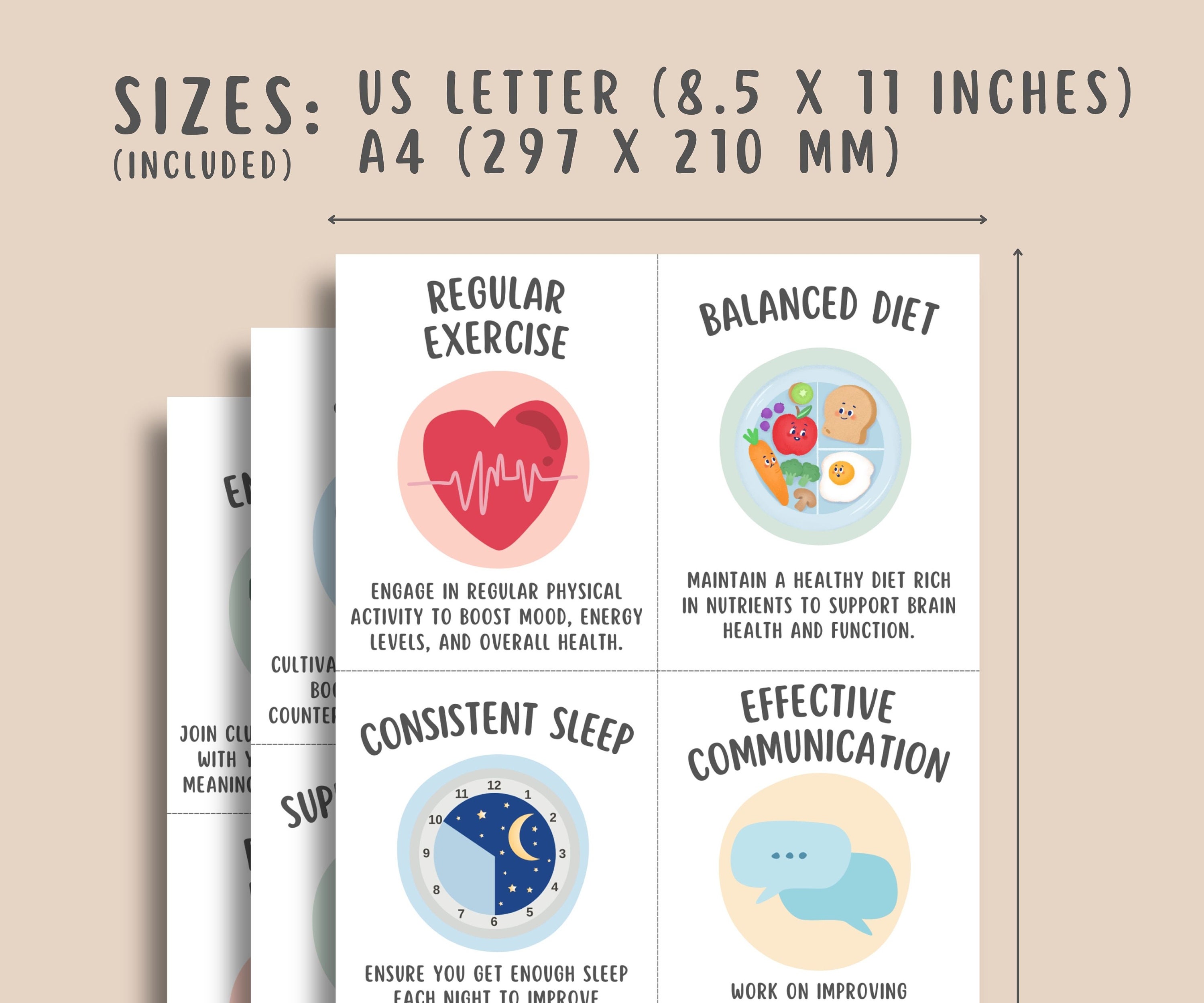 28 ADHD Coping Skills Flashcards for Adults, Attention Deficit Hyper ...