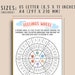 Coloring Feelings Wheel Printable for Kids & Teens, Emotions Wheel ...