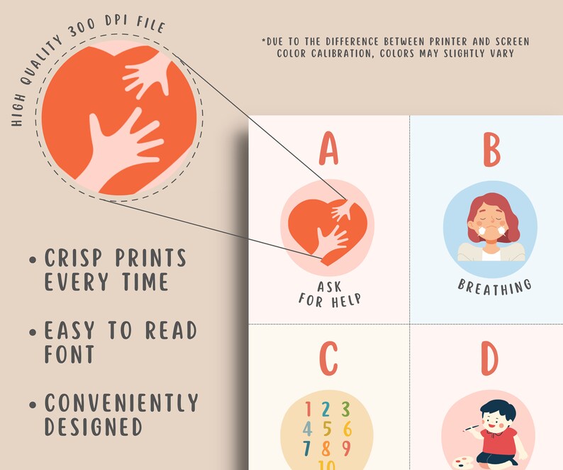 26 Coping Skills Cards for Kids Teens, Coping Strategies Calm Down ...