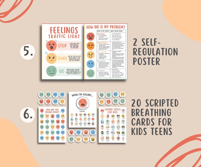 Feelings Coping Bundle for Kids & Teens 150 Items, Calming Corner ...