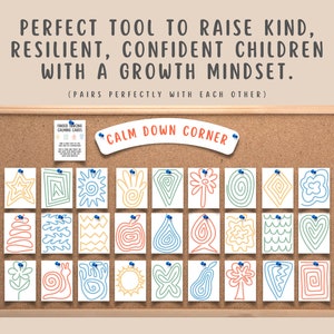 27 Finger Tracing Breathing Cards for Kids Teens, Calm Down Corner ...