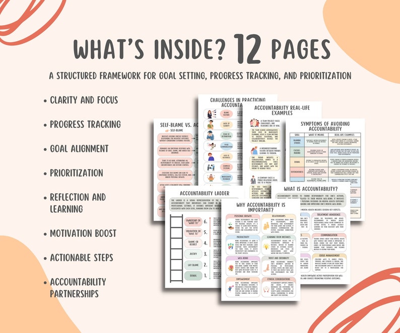 Accountability Worksheets Self Blame Vs Accountability Ladder Couples Therapy Worksheets ...