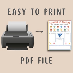 Feelings/emotions Check in CBT Worksheet for Teens & Kids, Cognitive ...