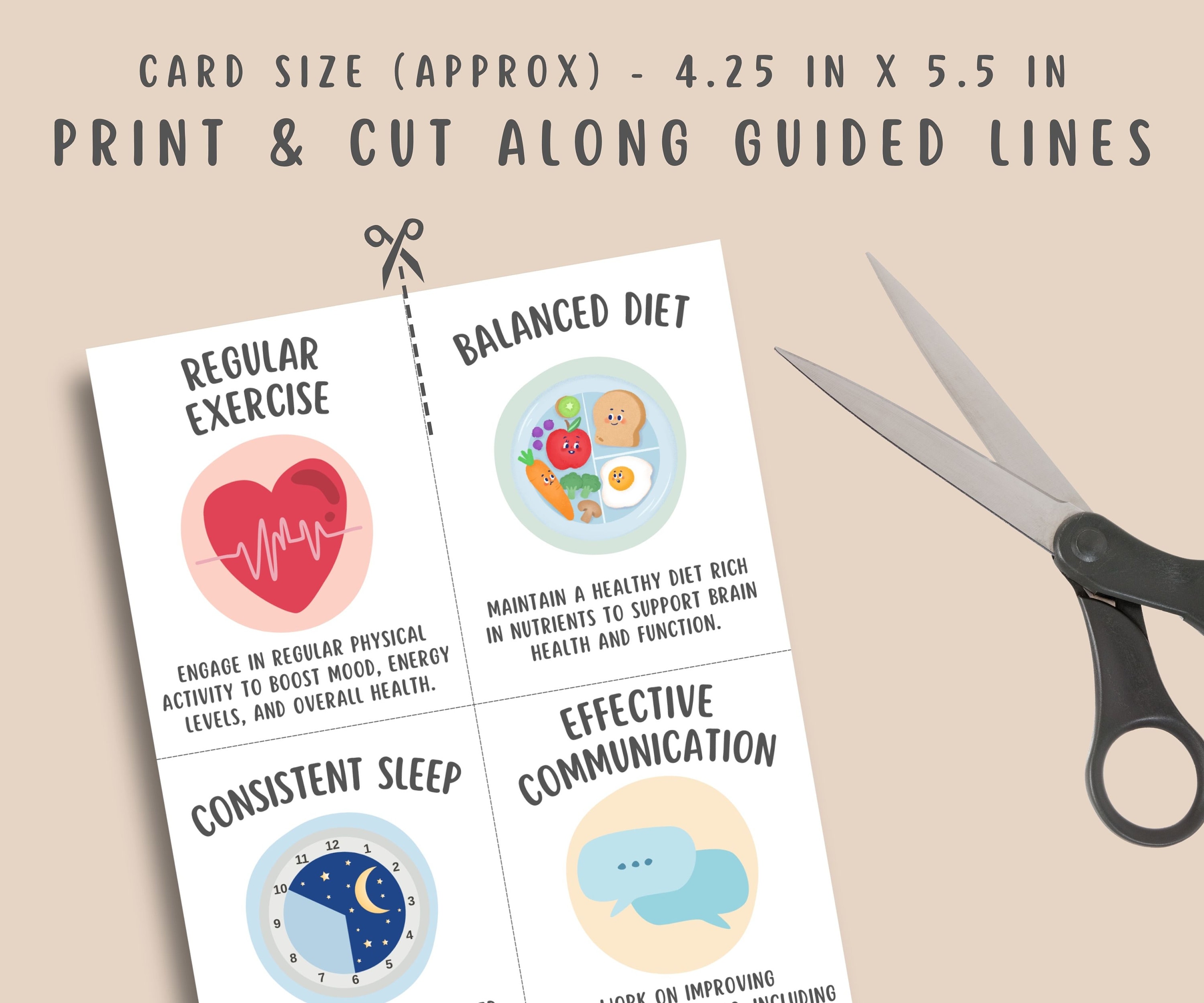 28 ADHD Coping Skills Flashcards for Adults, Attention Deficit Hyper ...