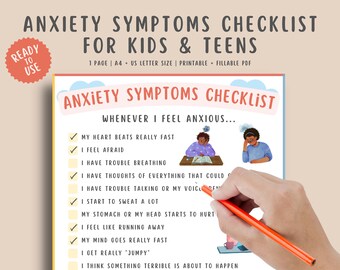 Calm Down Checklist - Etsy