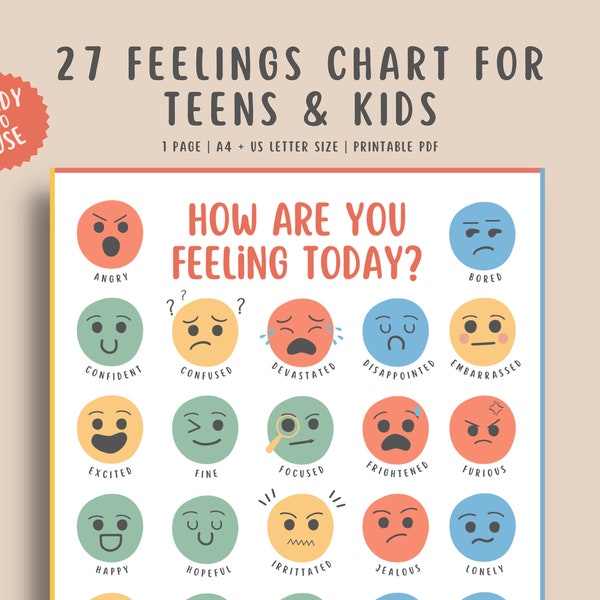 Zones of Regulation Poster Teens - Etsy