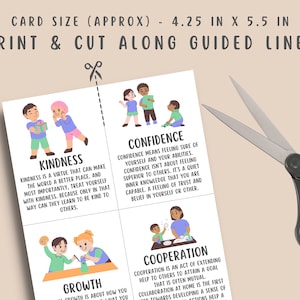 20 Kids Moral Values Flashcards Acceptance Commitment Therapy Resources ...