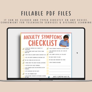 25 Anxiety Worksheets Bundle for Kids & Teens, Mental Health Counseling ...