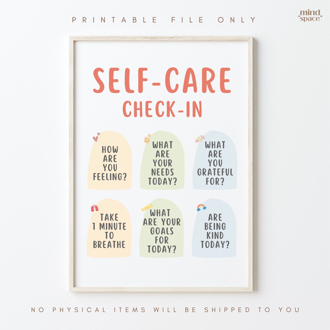 Self Care Check In Daily Self Care Self Love Poster Mental - Etsy