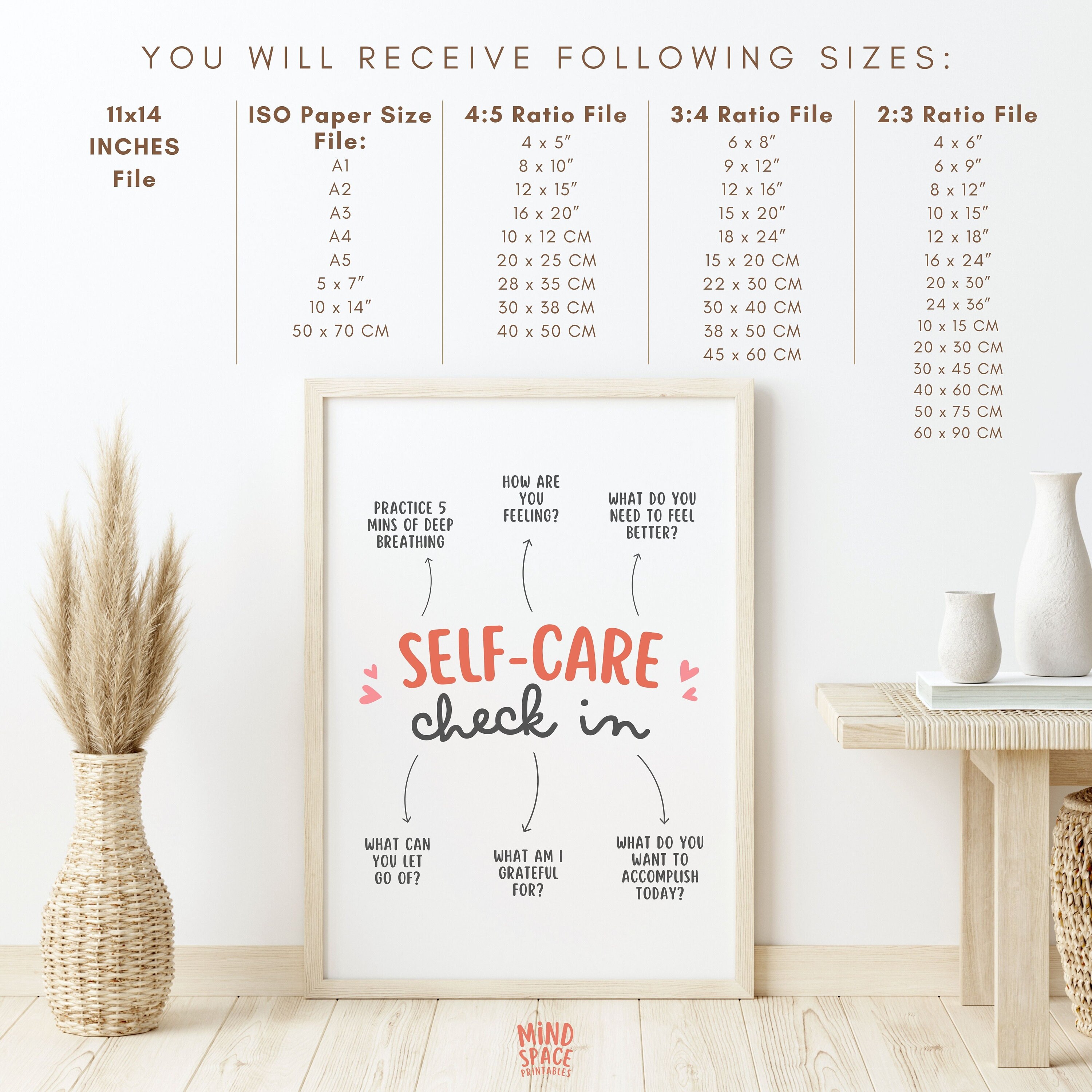 Self Care Check In Daily Self Care Self Love Poster Mental - Etsy