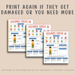 Feelings Check-in Worksheet, Emotions Identification via Emojis, SEL ...