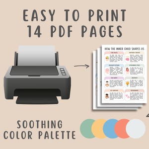 Inner Child Healing & Reparenting Worksheets (14 Pages) Attachment ...