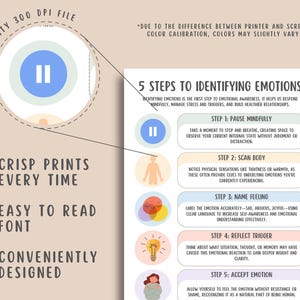 Identifying & Coping With Emotions (2 Pages) for Teens and Adults ...