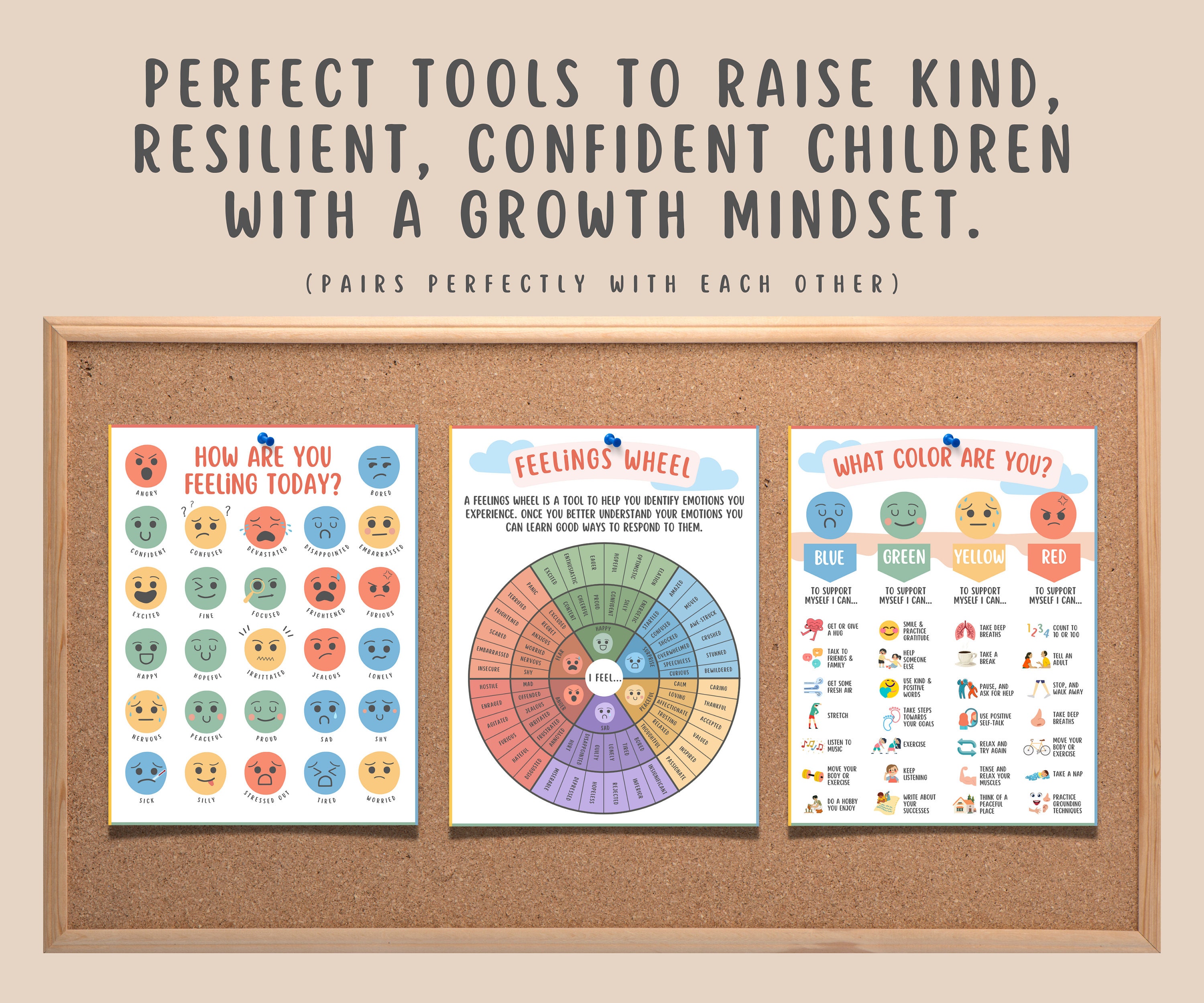 27 Feelings Chart for Kids & Teens How Are You Feeling - Etsy Australia