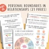 Feelings Emotions Coping Skills Bundle Set for Teens Kids 8 Pgs, Social ...