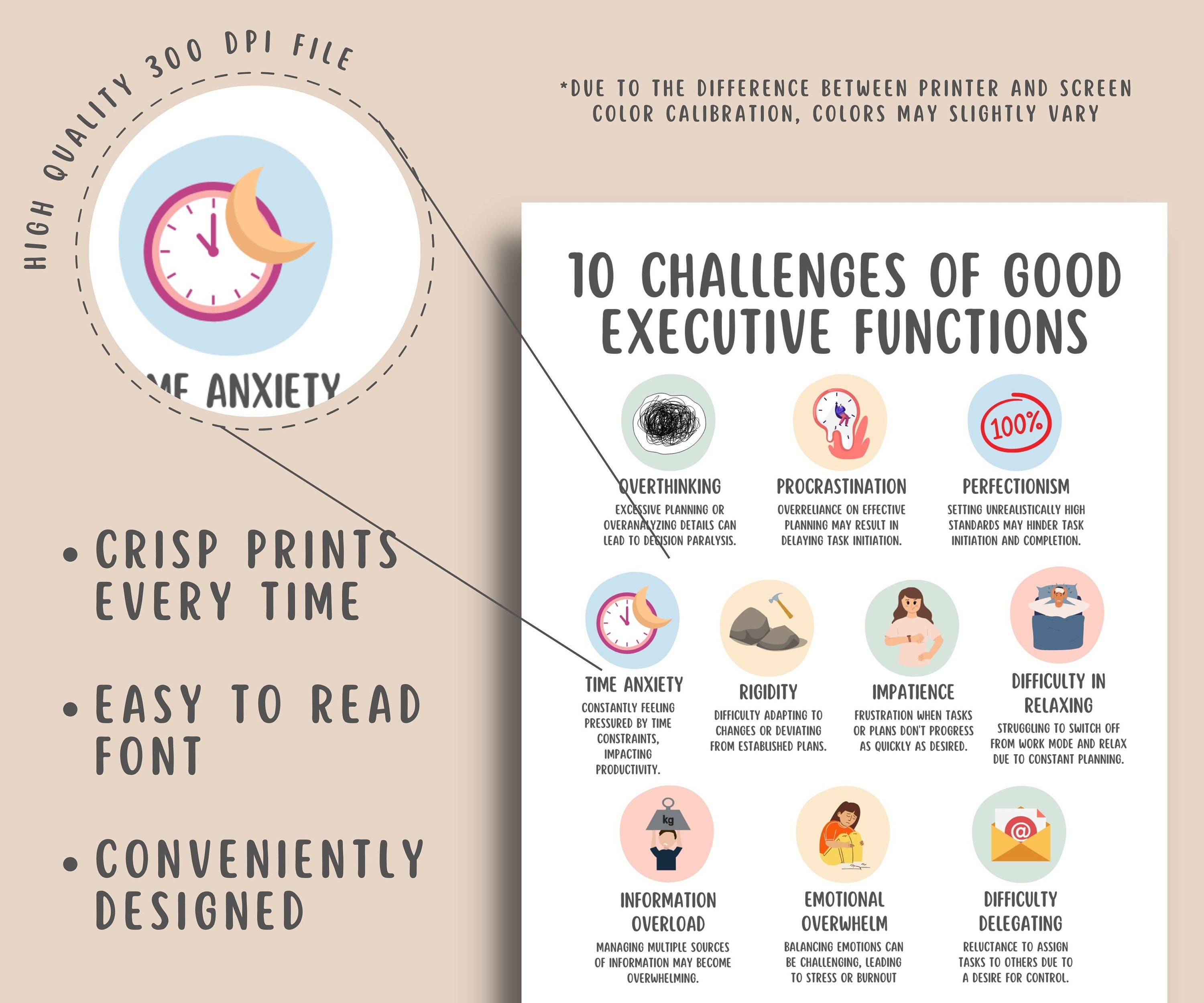 210 ADHD Executive Functioning Skills Strategies Psychoeducation ...