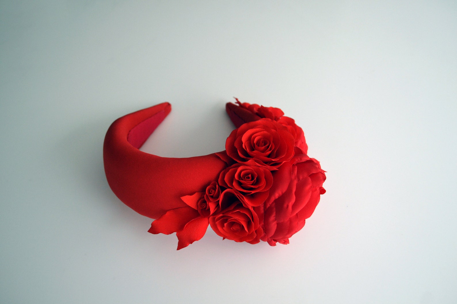 Red Rose Fascinator Hat for Wedding Guest Inspired by Kate - Etsy