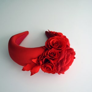 Red Rose Fascinator Hat for Wedding Guest Inspired by Kate Middleton ...
